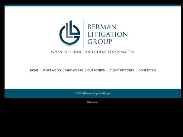 CA Litigation Firm Website by The Modern Firm
