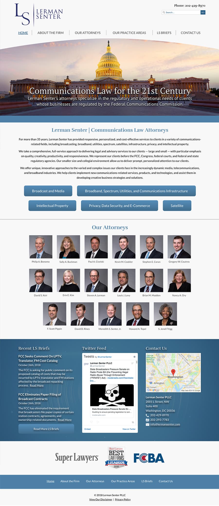 Washington, DC Law Firm Website Design by The Modern Firm