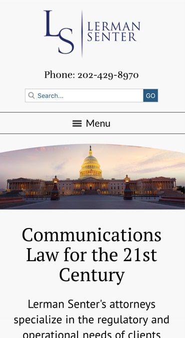 Washington, DC Law Firm Website Design by The Modern Firm