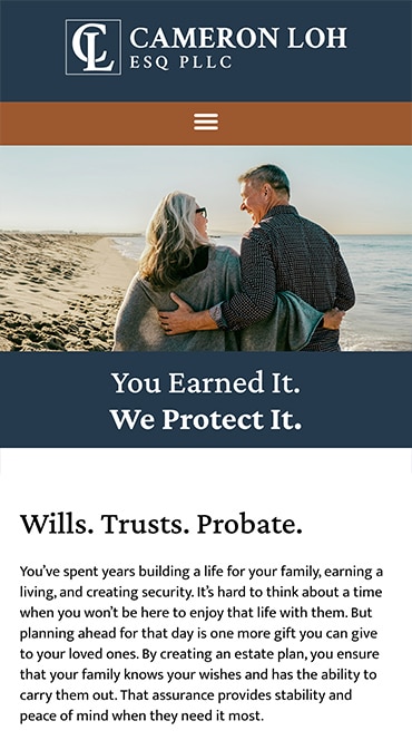 Englewood, FL Estate Planning Attorney Website by The Modern Firm