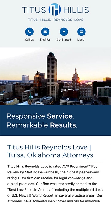 Tulsa Oklahoma Law Firm – Titus Hillis Reynolds Love